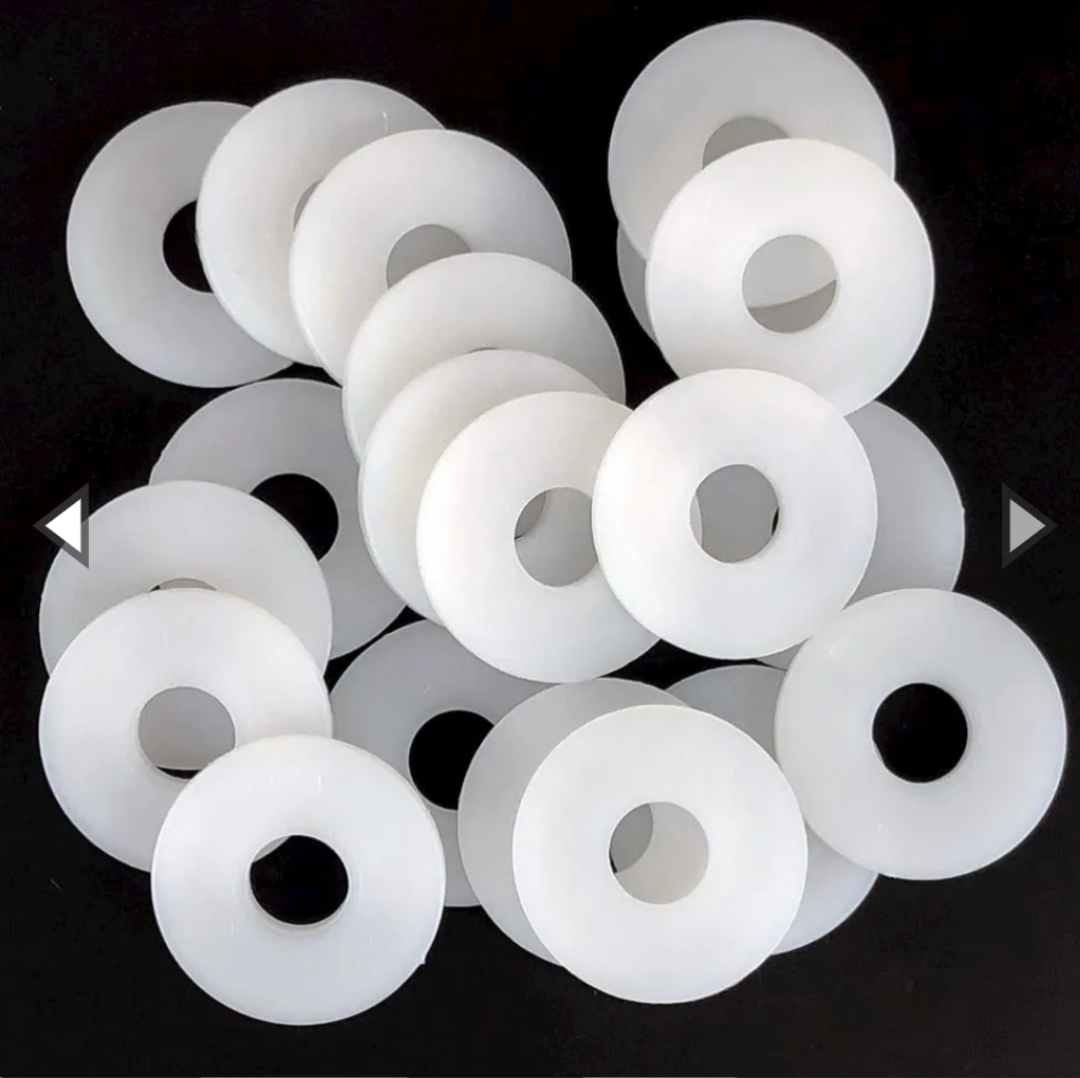 Nylon Washers form a flat Plastic Washer Nylon Plastic Penny Washers M6 ...
