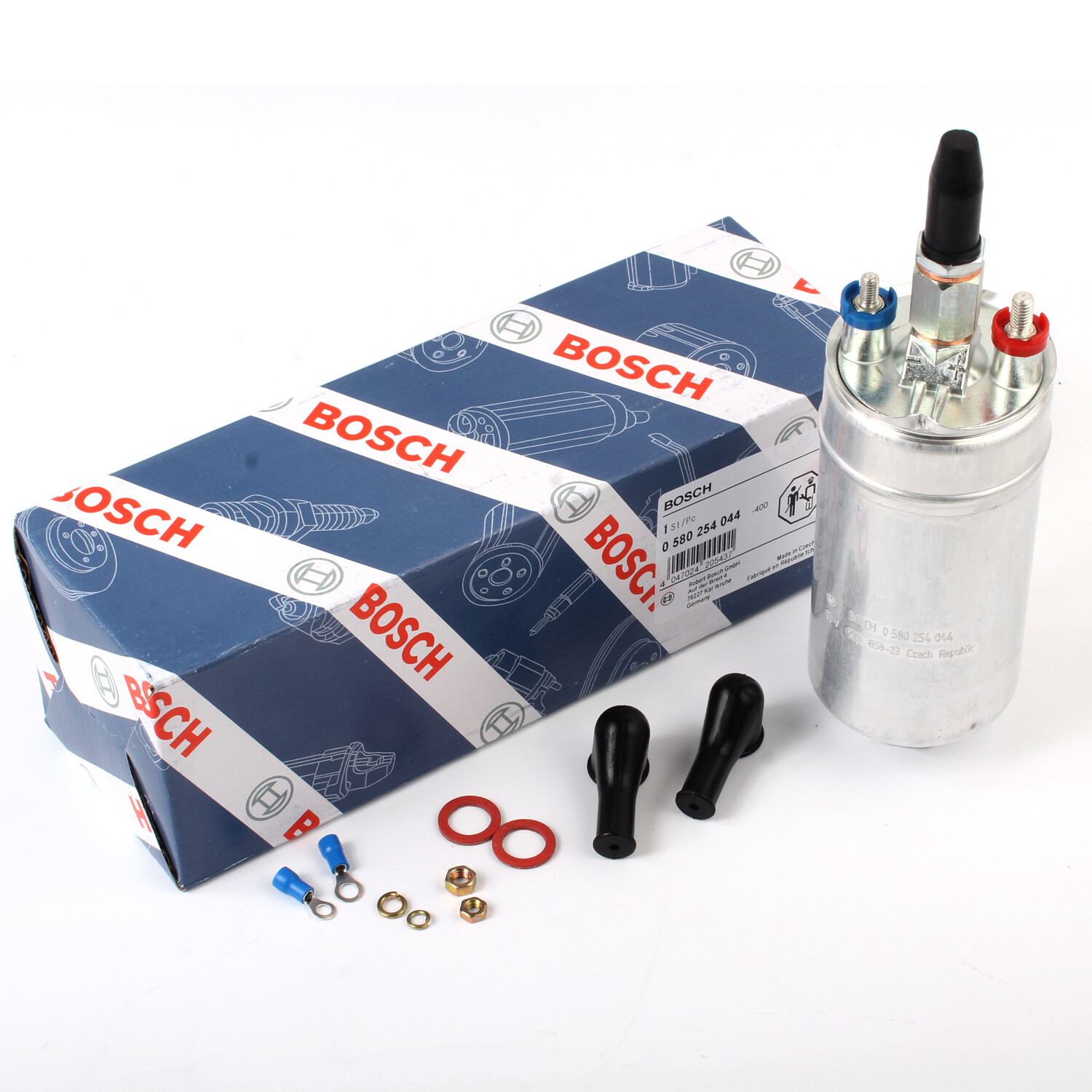 OEM BOSCH 044 Racing External Fuel Pump 0580254044 E85 Universal Safe ...