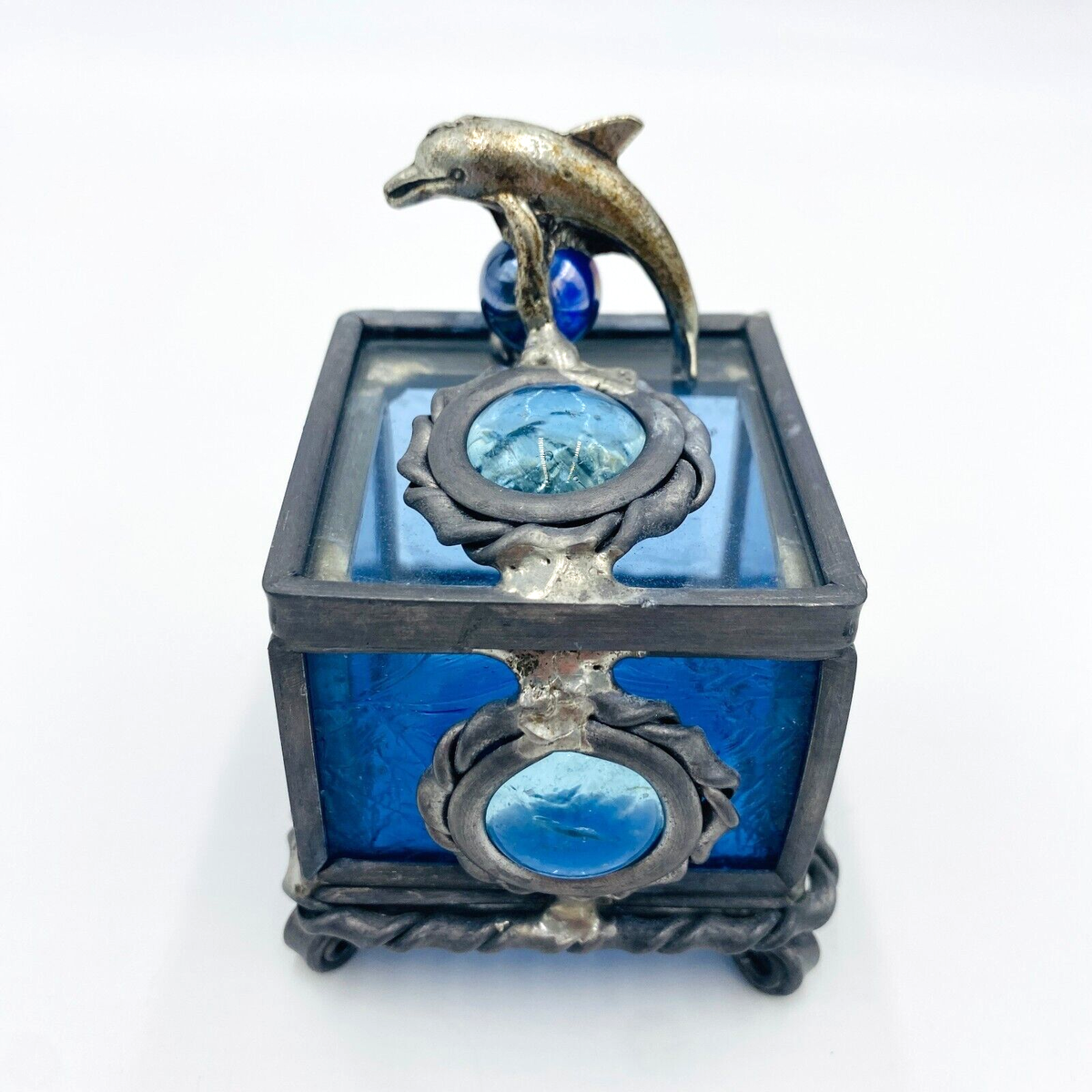 Dolphin Trinket Box Dolphin Trinket Box And Pendant Necklace