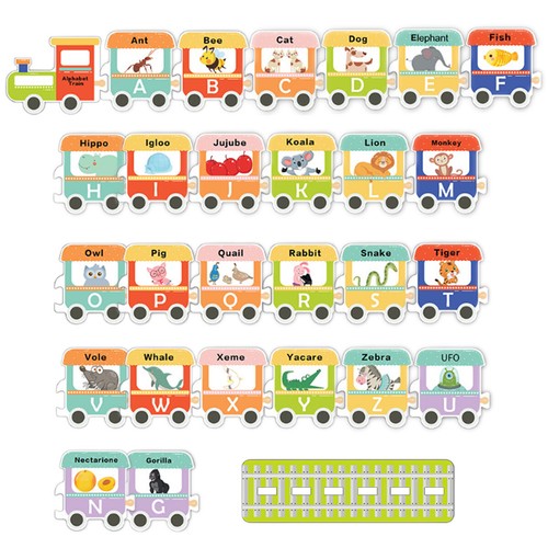 Floating Alphabet Train Bath Toy Early Educational Floating Bathtub Toy ...