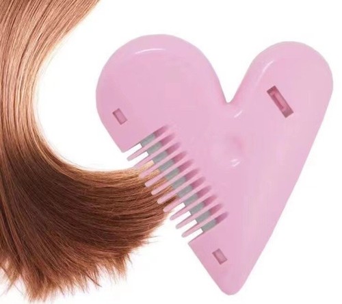 Heart Shape double-sided bangs/fringe trimmer hair cutter clipper ...