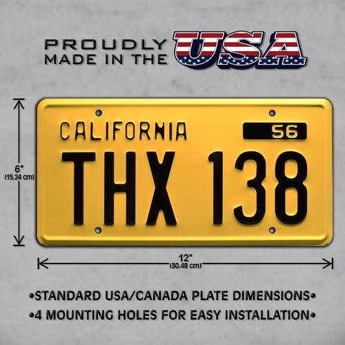 American Graffiti | Screen Accurate | THX 138 | Metal Stamped Prop ...
