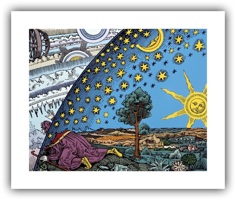 Unidentified Artist : "The Flammarion Engraving" (1888) — Giclee Fine ...