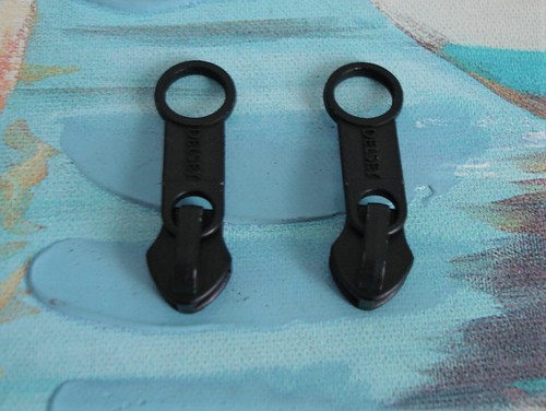 DELSEY 2 Sliders for Coil Zipper # 8C Replacement Luggage Briefcase ...