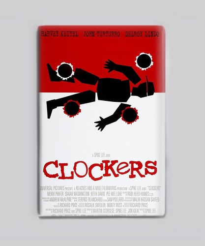 CLOCKERS (1995) - 2"x3" MOVIE POSTER MAGNET (90s crime action spike lee ...