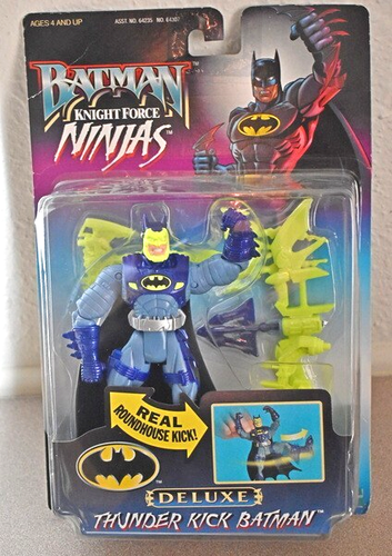 Thunder Kick Batman Vintage Knight Force Ninjas Action Figure 1998 ...