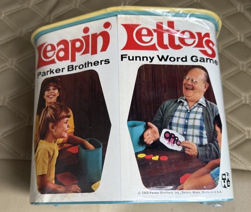 Vintage Parker Brothers Leapin' Letters Funny Word Game 1969 Game Toy ...