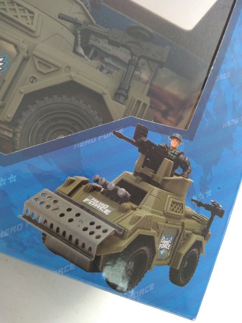 Hero Force Combat Tank & Action Figure Includes Weapons 1 Set Toy for ...