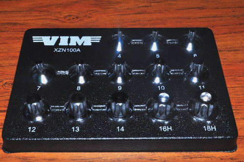 VIM XZN100A 13 PC HALF CUT 12 POINTS SOCKET XZN DRIVER SET 3/8'' DR. 4 TO 18 MM | eBay