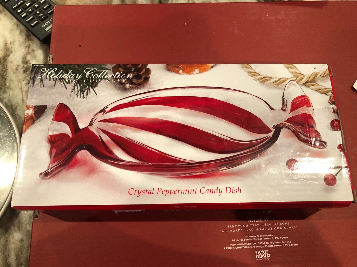 Peppermint Candy Platter Easy Homemade Peppermint Candy Plate We're