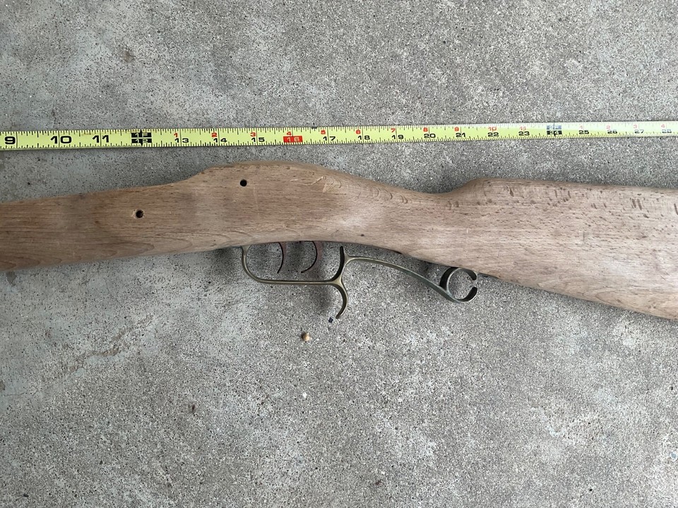 Un Finished CVA Hawken Sidelock Muzzleloader Rifle Wood Stock - 15/16 ...