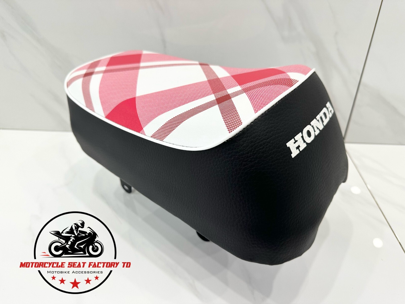 1968-1971 Honda Z50 JDM Monkey Bike New Seat Pink Tartan Z50A Z50Z Z50 ...