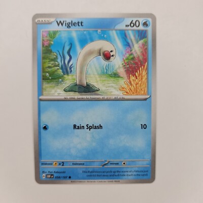 Wiglet 58/197 Pokémon TGC Obsidian Flames | eBay