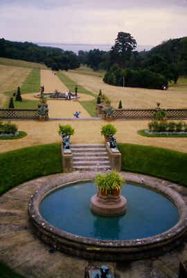 Photo 12x8 Gardens at Osborne House The view extends to the Solent and ...