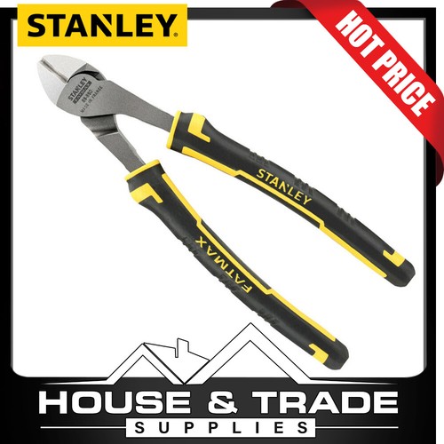 Stanley Pliers Diagonal Side Cutter Angled 200mm 8" FATMAX 89-861 ...