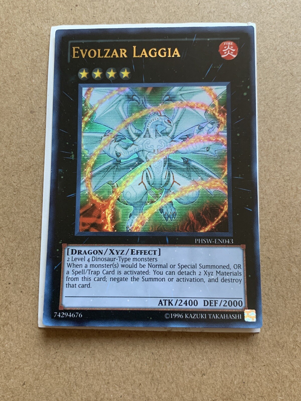 Yugioh! Evolzar Laggia - PHSW-EN043 - Ultra Rare - Unlimited Edition ...