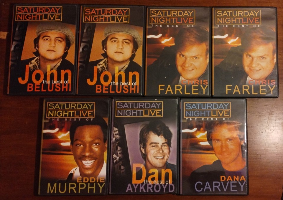 Lot Of 10 Saturday Night Live SNL DVDs *John Belushi, Chris Farley ...