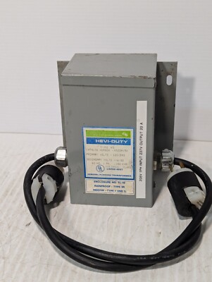 General Signal Hevi-Duty Type HS Cat # HS20A150 120/240P 16/32S .150 ...