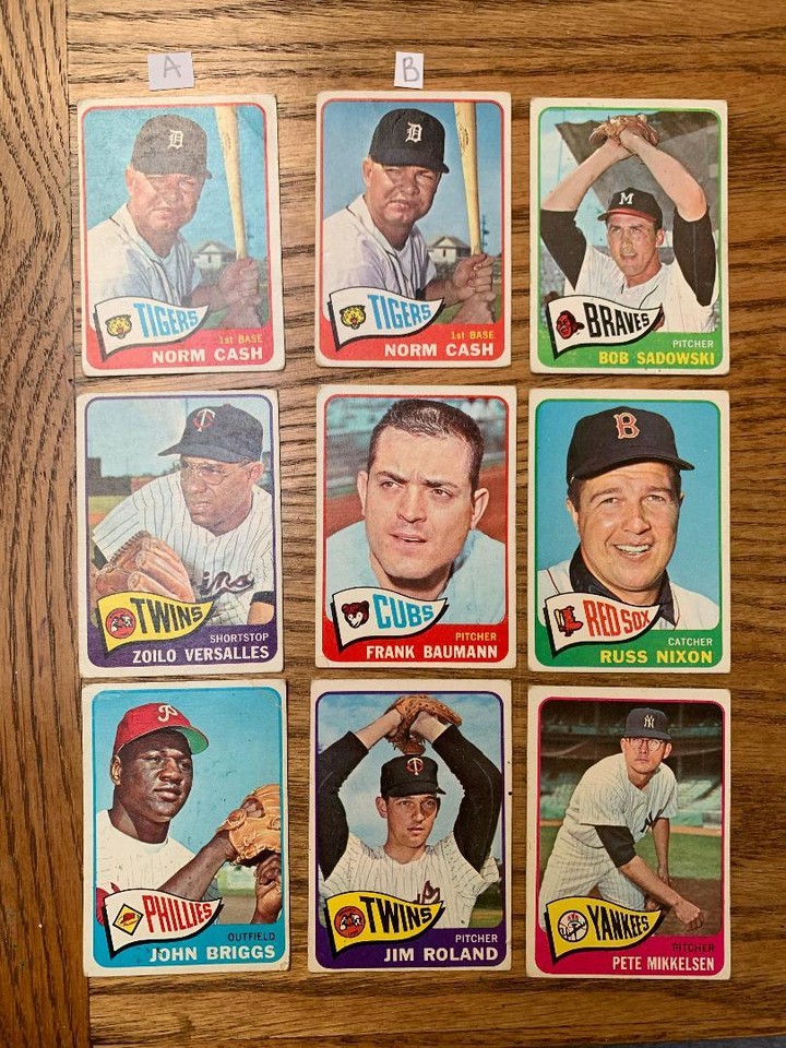 1965 Topps Baseball Complete your set 1-594 VG - Poor Condition | eBay