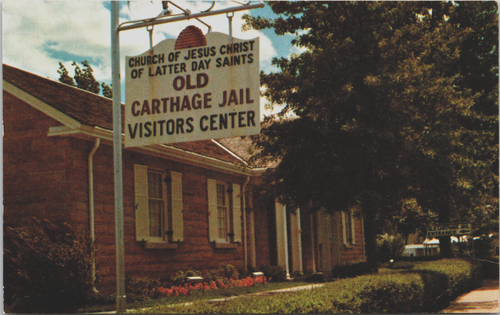 Visitor Center Old Carthage Jail Illinois LDS Mormom Vtg Chrome ...