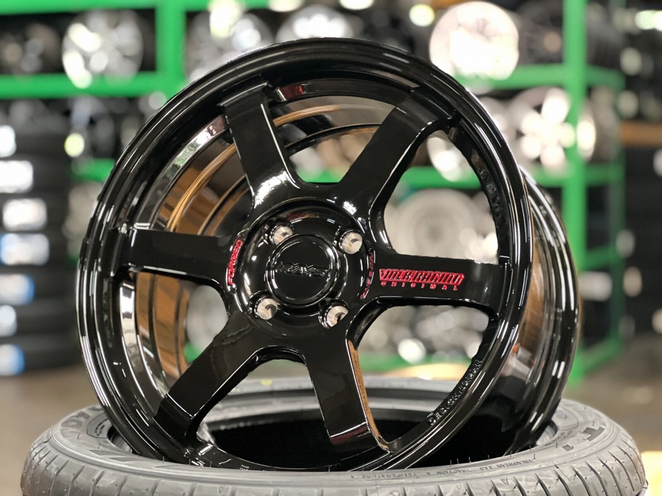 NEW! 4x100 (4 Wheels) 16x7J AOW TE37 SONIC BLACK Flow Formed Fit HONDA TOYOTA | eBay
