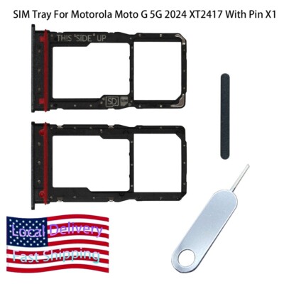 Original SIM Card Tray Holder Replacement For Motorola Moto G 5G 2024 ...