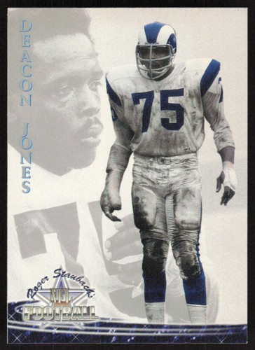 1994 Roger Staubach's NFL Deacon Jones Football Card #30 - Los Angeles ...