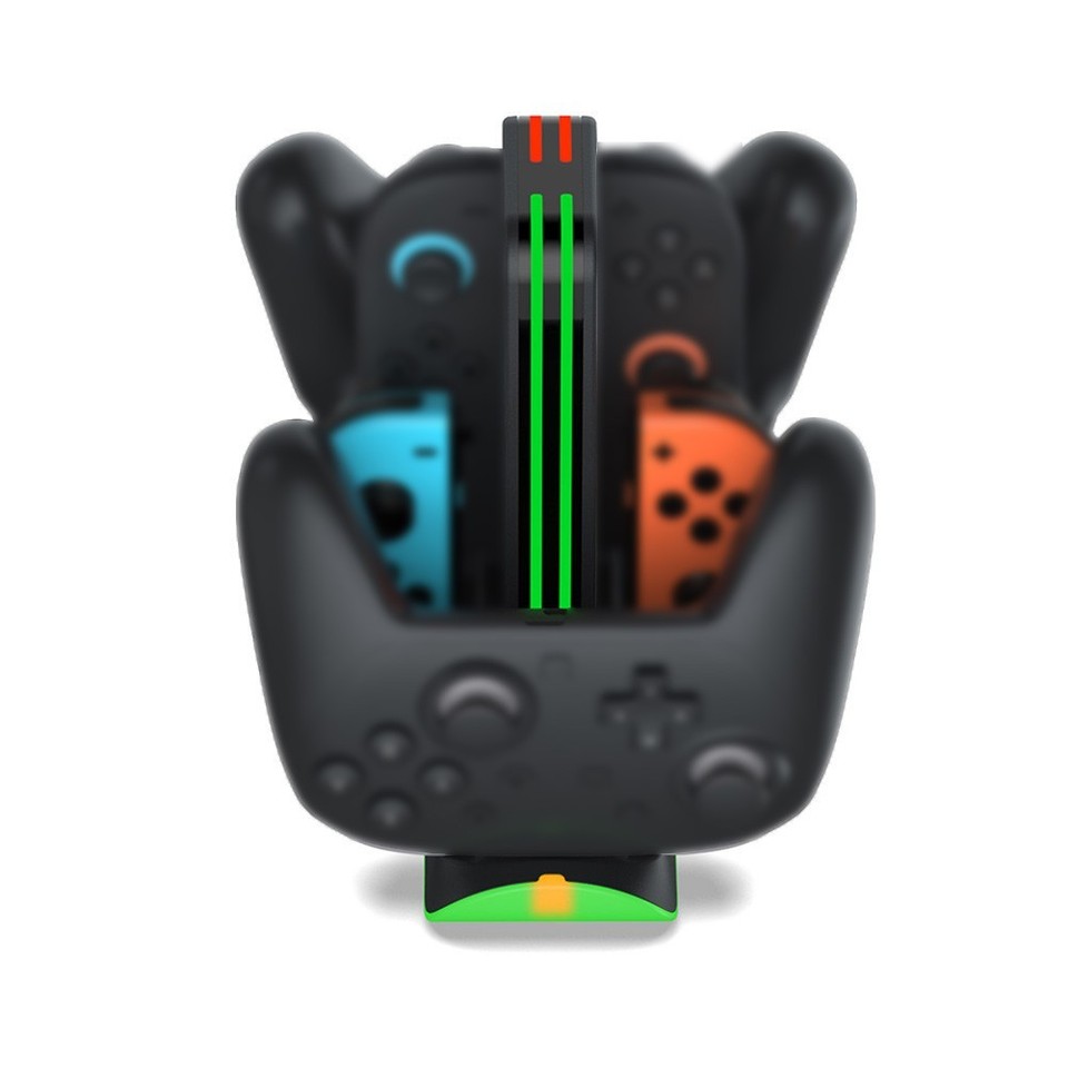 Efficient Charging Dock with RGB for Switch 2 Controllers Compact Black ...
