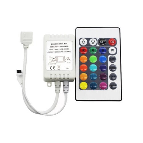 Enhance your LED Strip Light Setup with RGB Control Box and 24 Keys IR ...