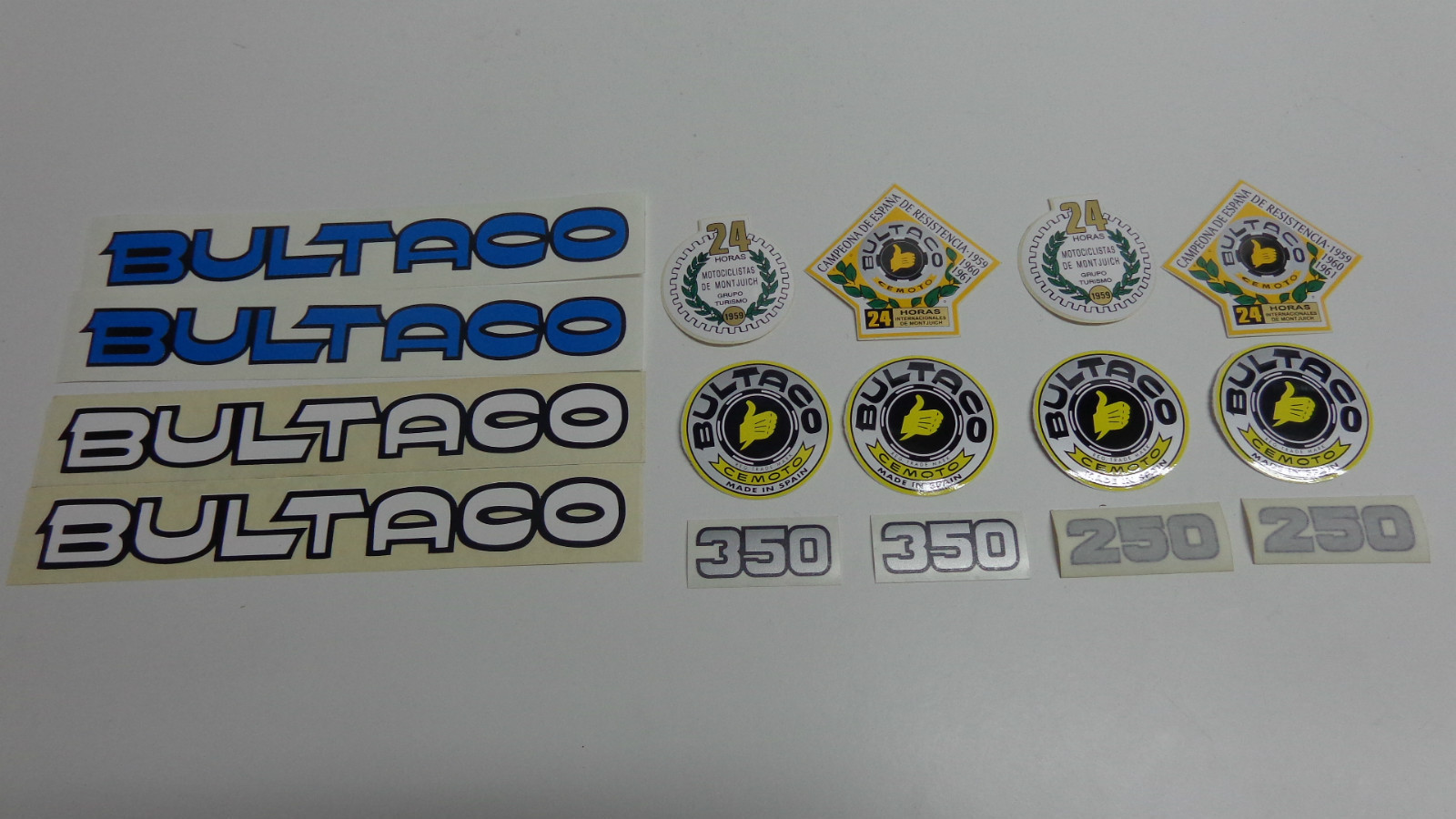 BULTACO METRALLA, SATURNO, SENIOR VINYL STICKERS (BOX20) | eBay