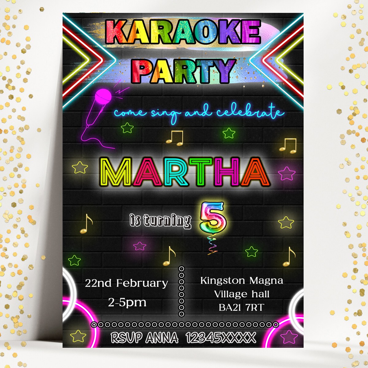 Karaoke Party Invitation Wording This Saturday, March 15th, We're