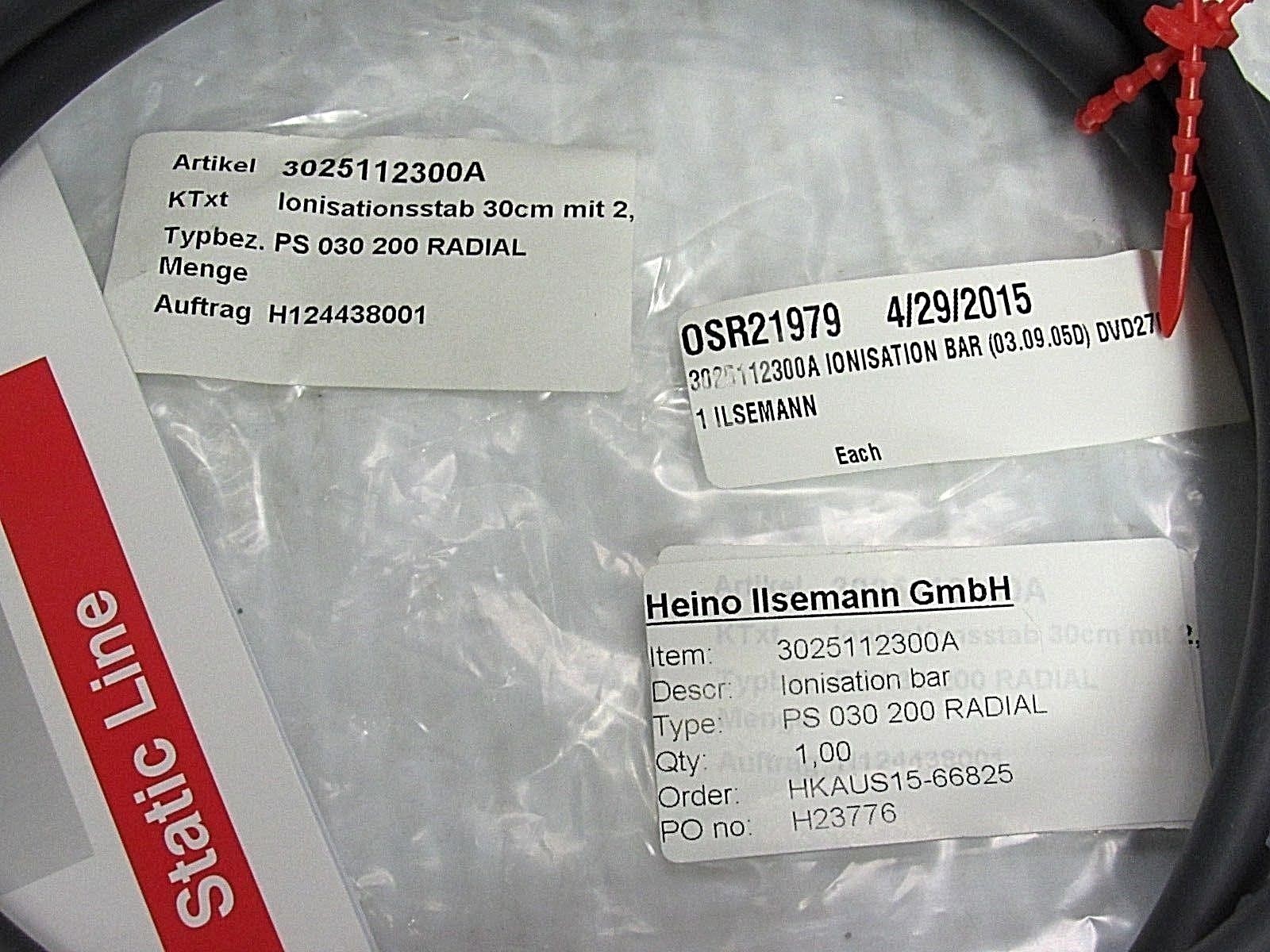 NEW HAUG IONISATION BAR PS 030 200 RADIAL PS030200 3025112300A 11-3/4 ...