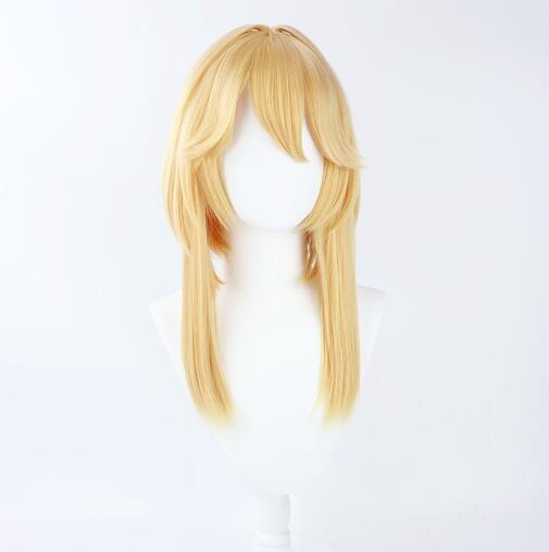 Guilty Gear Bridget Wig Cosplay Long hair Golden Wigs Party Props ...