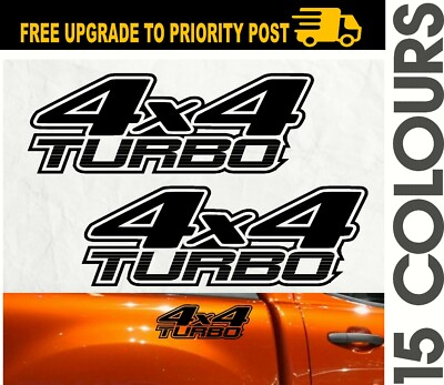 4x4 TURBO 4WD decals car Stickers | eBay