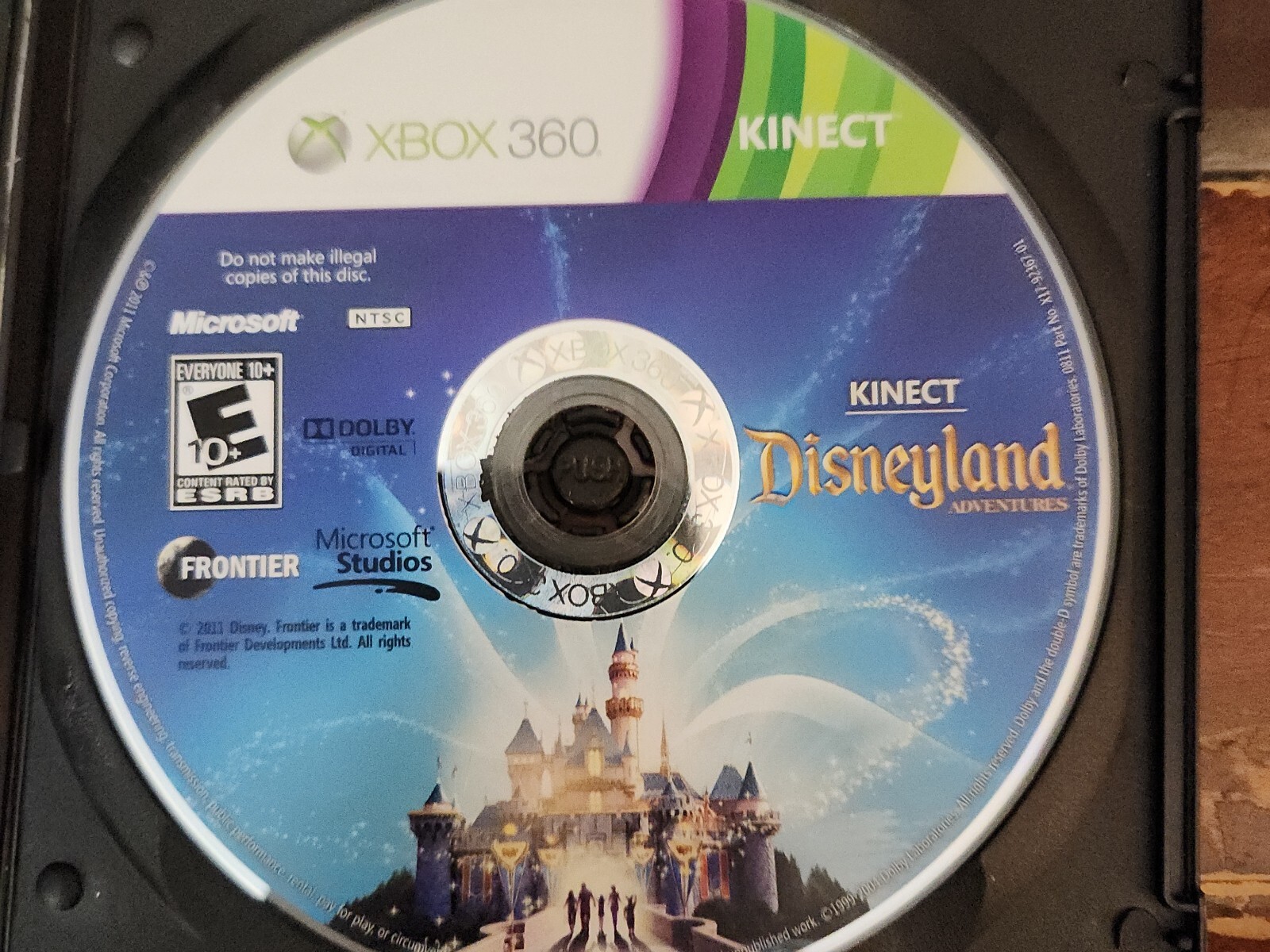 Kinect Disneyland Adventures XBOX 360 *DISC ONLY* | eBay