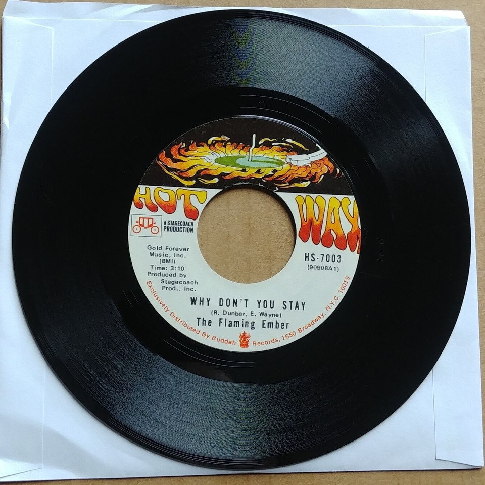 THE FLAMING EMBER Westbound #9 Vinyl 45 7" FUNK SOUL Record 1970 Hot ...