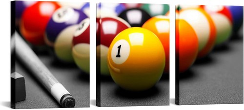 Apicoture Billiards Picture Canvas Wall Art Pool Hall Poster Pool... | eBay