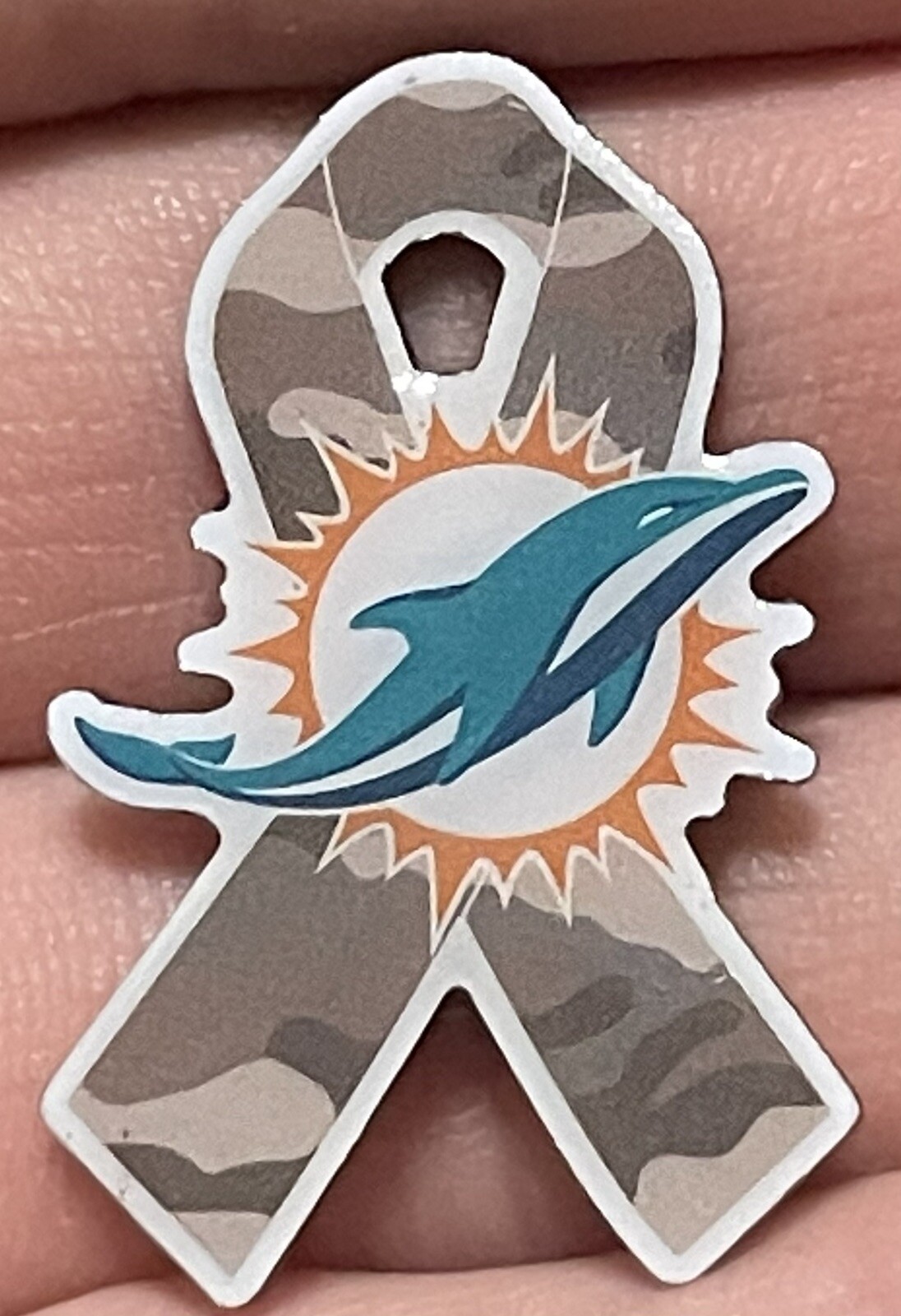 Miami Dolphins Salute to Service Military Ribbon NFL Team Camo Magnet ...