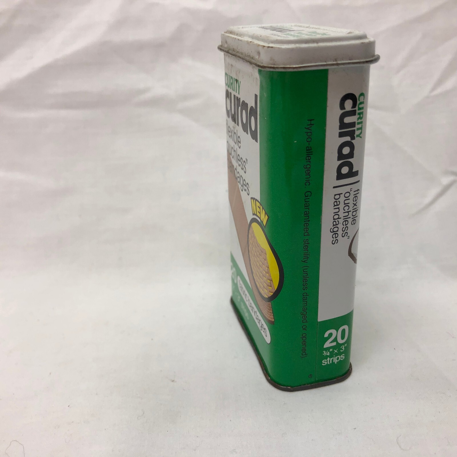 Vintage Curity Curad Bandages Metal Tin Colgate-Palmolive Company | eBay