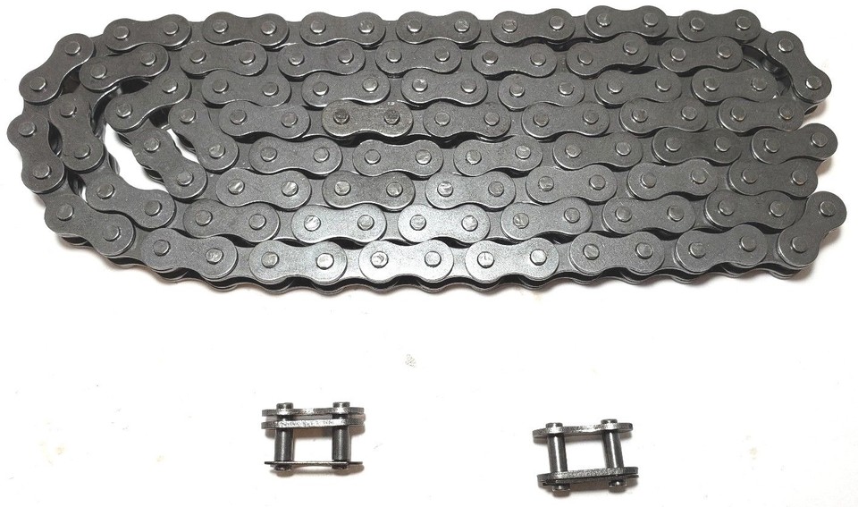 415H MOTORIZED BIKE CHAIN 120 LINKS FOR 2-STROKE 49 60 66 80CC + 2 ...