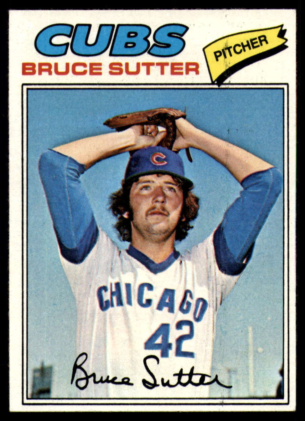 1977 Topps #144 Bruce Sutter NM-MT RC Cubs | eBay