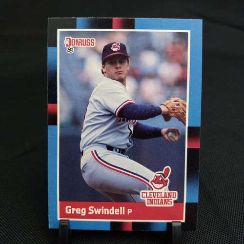 1988 Donruss Greg Swindell Baseball Card #227 Cleveland Indians (1A495 ...