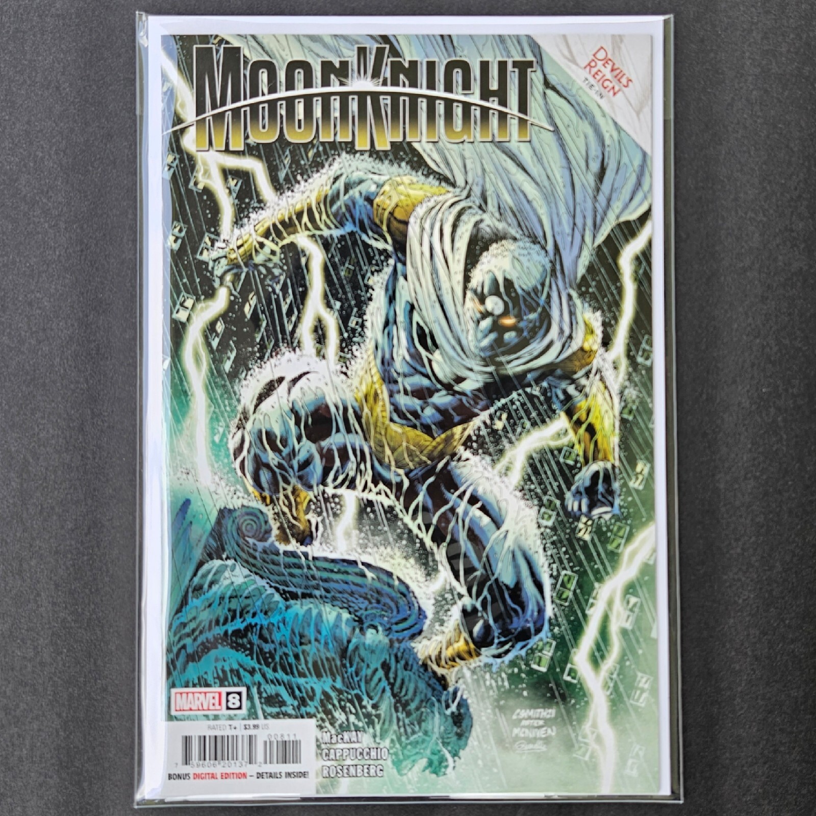 Moon Knight #8 NM 2021 Homage Cover Hunters Moon Marvel Comics | eBay