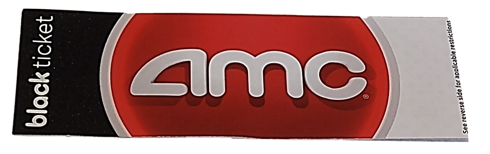 AMC Movies Black Ticket - No Expiration! | eBay