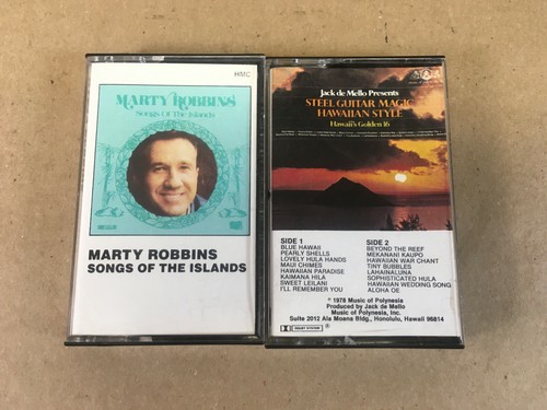 Hawaiian Music Cassettes, Marty Robbins, Jack de Mello Steel Guitar | eBay