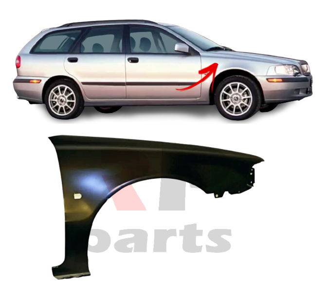 Für Volvo S40/V40 1995 - 2000 Neu Vorne Flügel FENDER Für Malerei ...