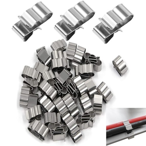 60PCS Trailer Frame Wire Clips Stainless Steel Cable Clips 22.5mm/0 ...