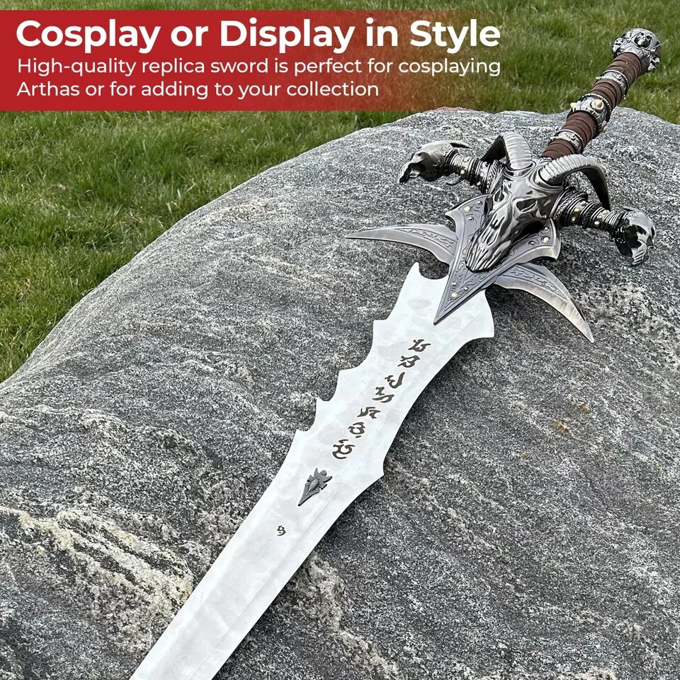 Wow Frostmourne Lich King Arthas Sword Stainless Steel Prop Replica for ...