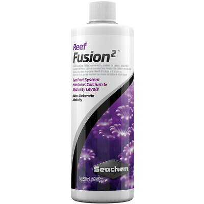 Seachem Reef Fusion 2 500mL Liquid KH Buffer Raises Maintains Marine ...
