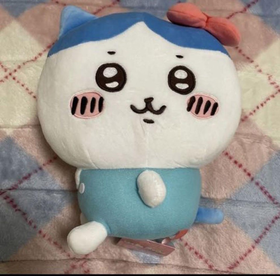 Chiikawa Hachiware Usagi Hello Kitty Big Plush Toy Doll 3 Set Sanrio ...